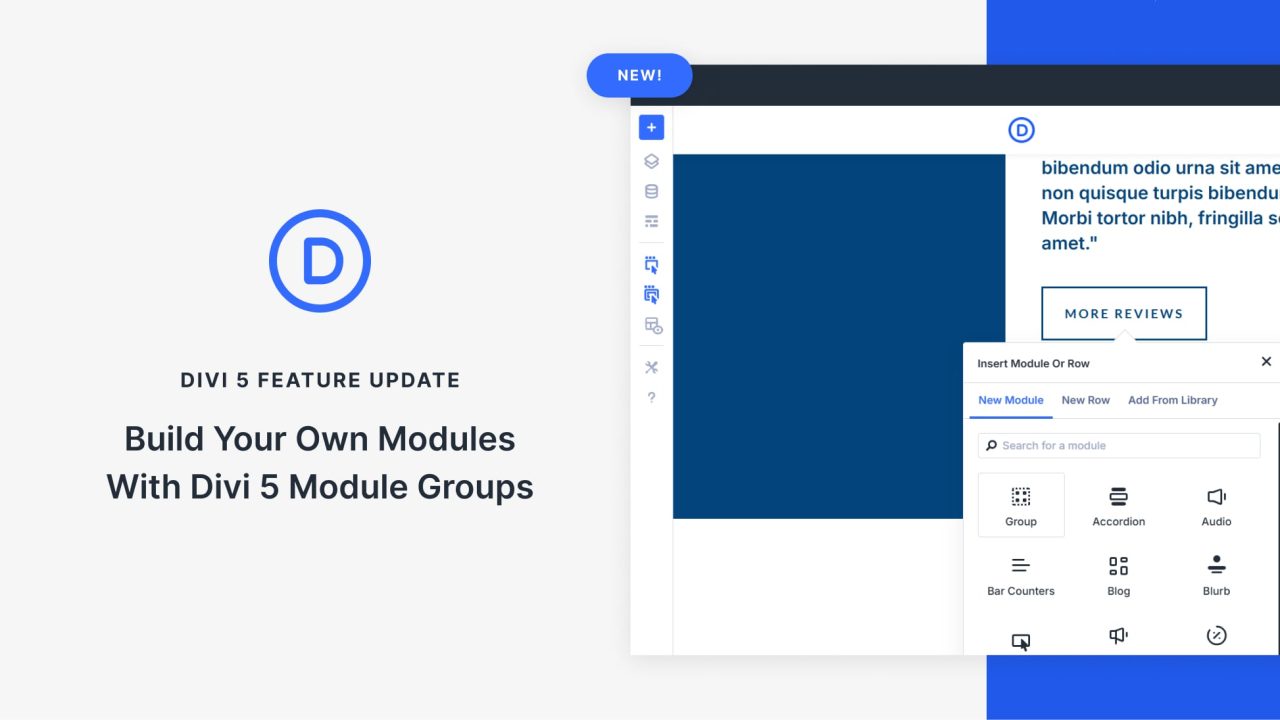 Build Your Own Modules With Divi 5 Module Groups